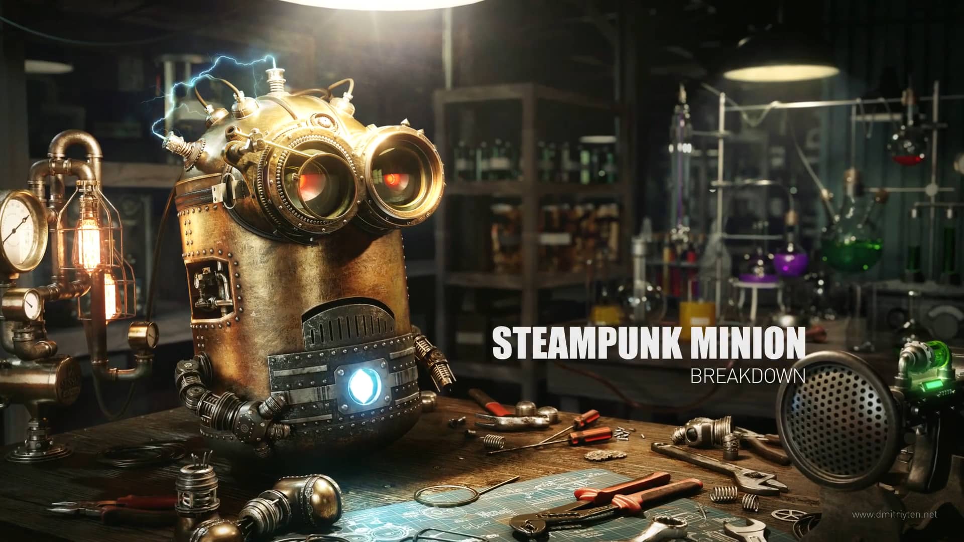 Steampunk Minion breakdown on Vimeo