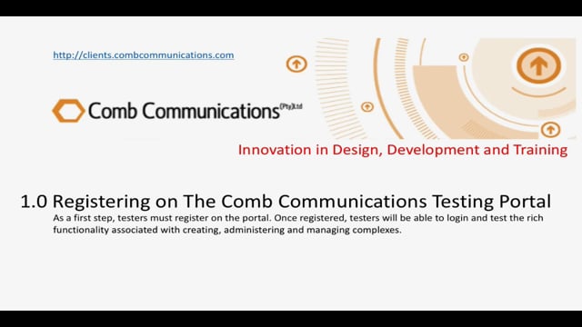 Comb Communications Training on Vimeo