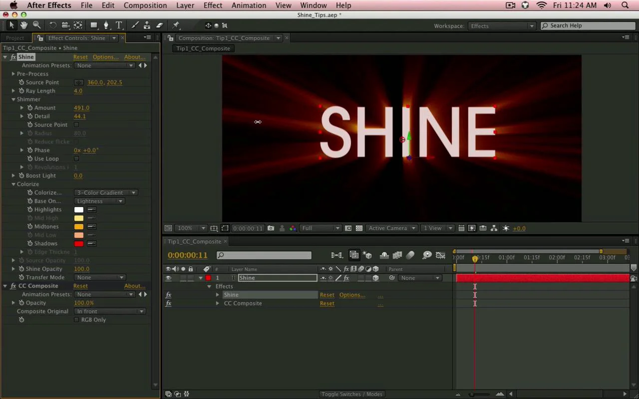 Red Giant QuickTip #11 - Three New Ways to Use Trapcode Shine on Vimeo