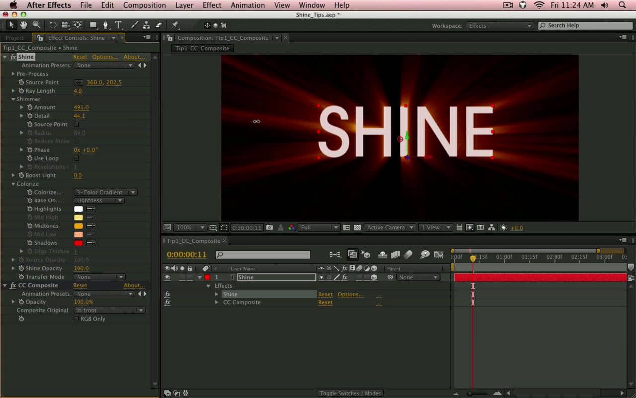 Red Giant QuickTip #11 - Three New Ways to Use Trapcode Shine on Vimeo