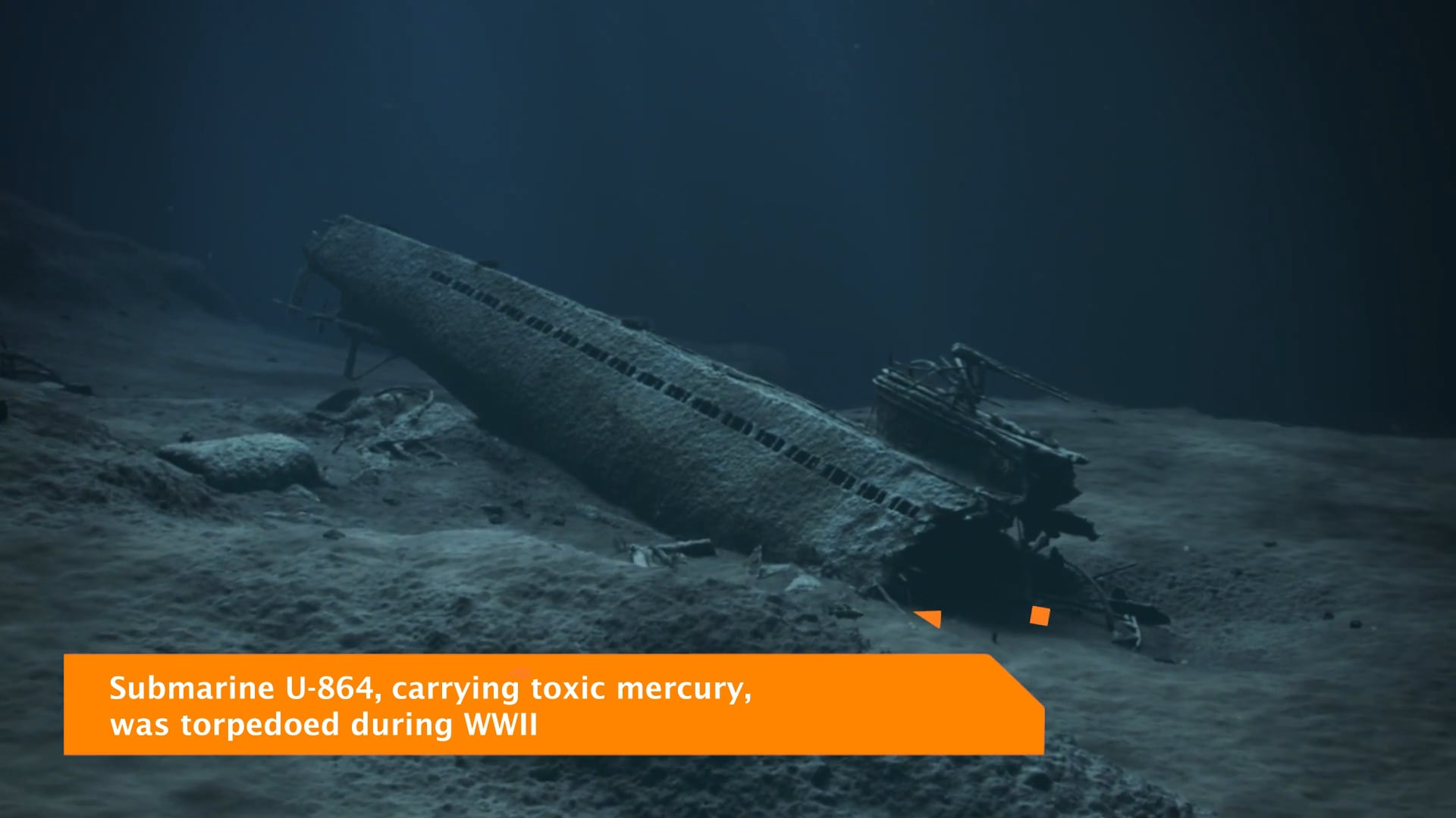 Stabilising the wreck of the U-864 submarine in Norway on Vimeo