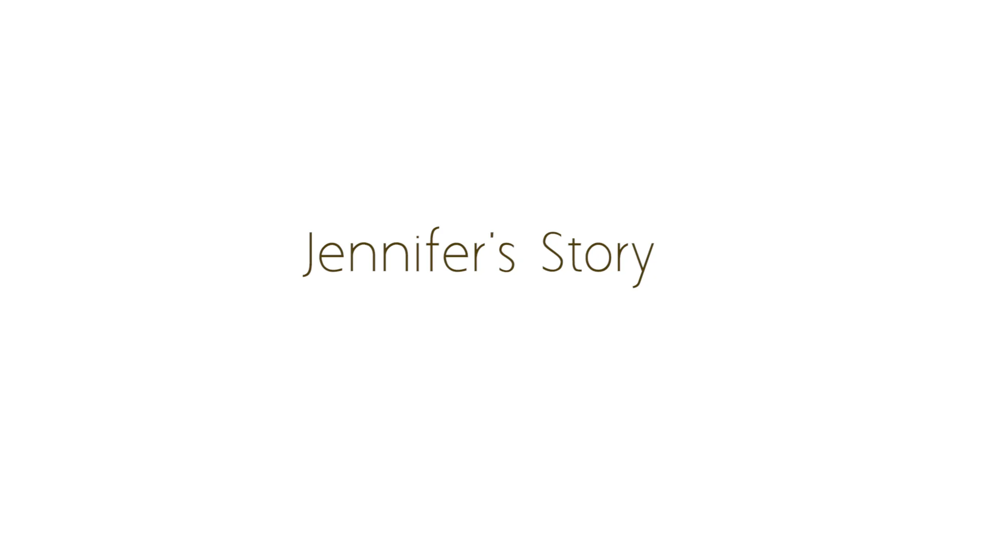 Jennifer // Story
