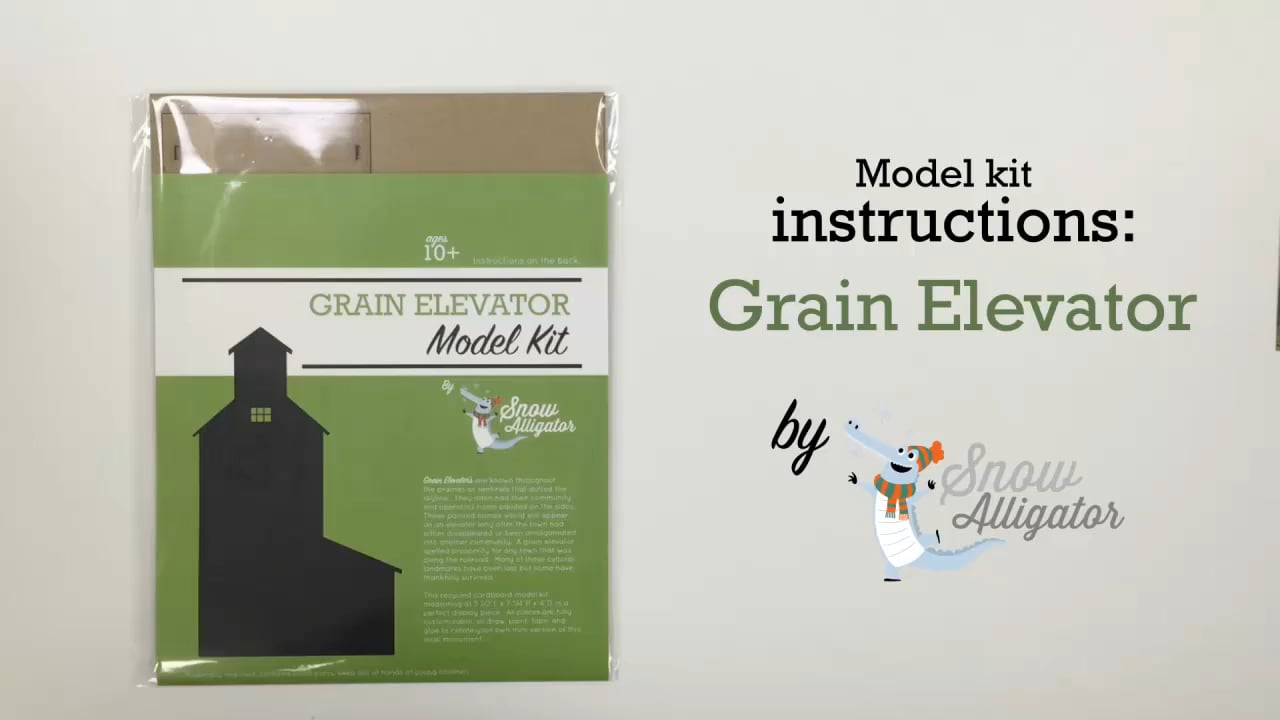 Grain Elevator model kit on Vimeo