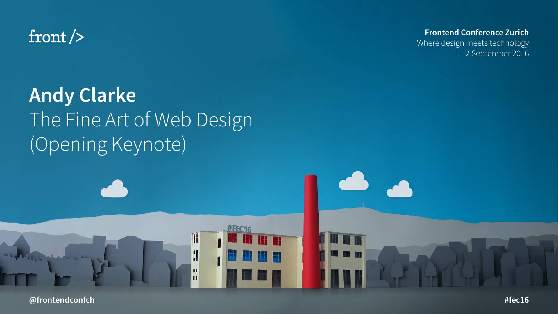 Andy Clarke - The Fine Art of Web Design (Opening Keynote) on Vimeo