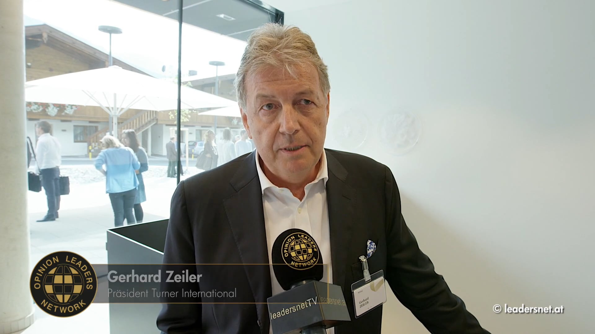 Gerhard Zeiler über die Zukunft Europas im Rahmen eines Interviews beim ...