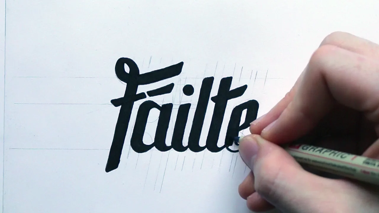 Failte - Lettering Timelpase on Vimeo