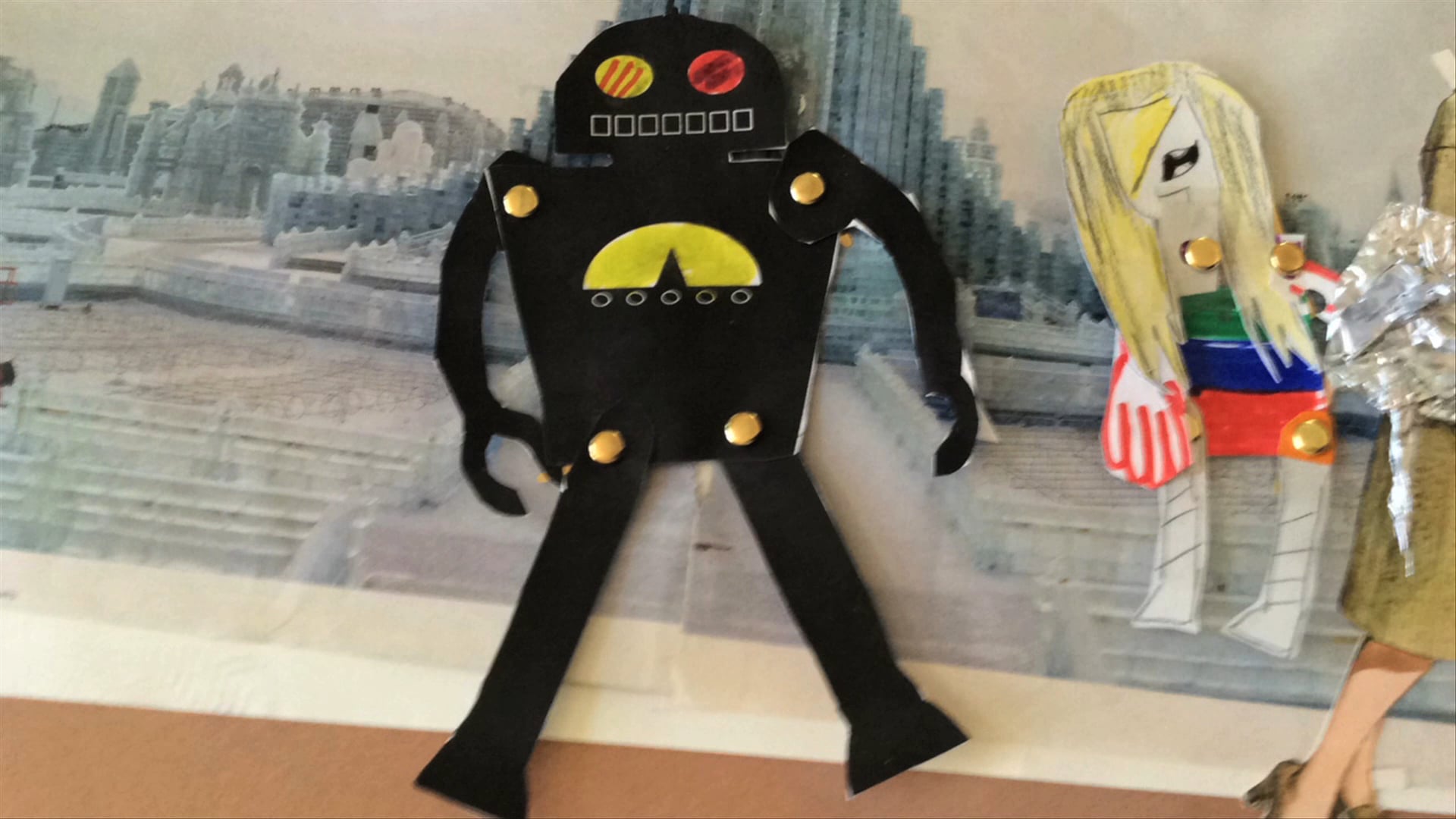 Paper cut- out puppets on Vimeo