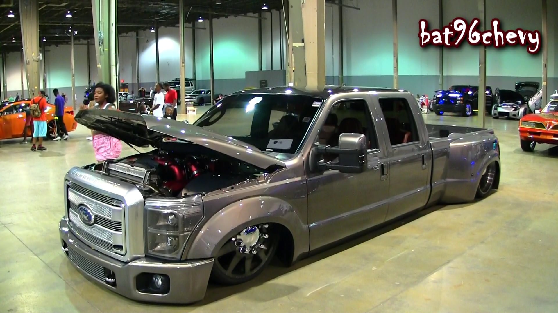 CUSTOM BAGGED '05 Ford F-350 Dually Truck on 28" American Force Dually ...