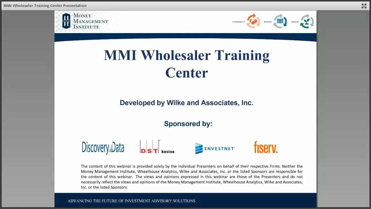 MMI Wholesaler Training Center on Vimeo