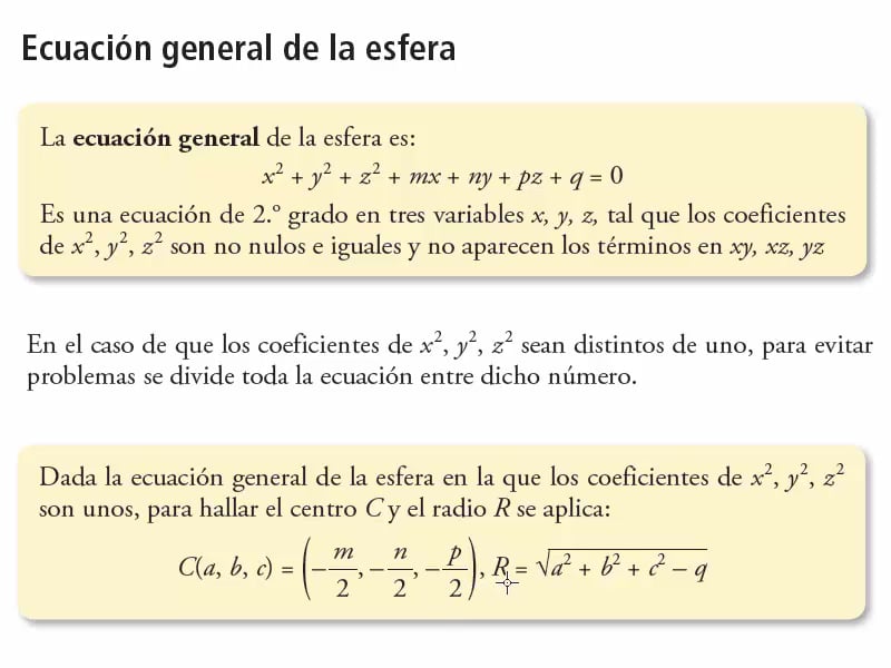 Ecuación general de la esfera. on Vimeo