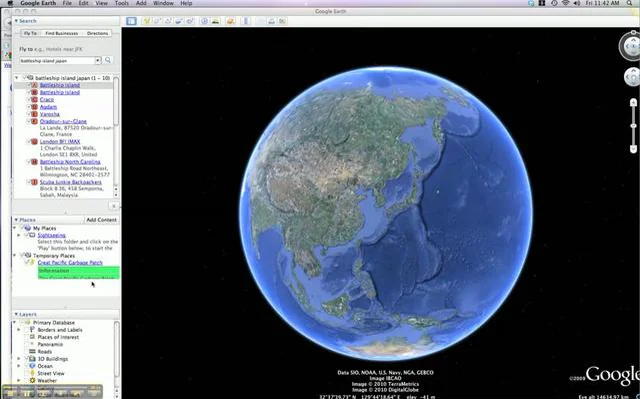Add Placemarks in Google Earth