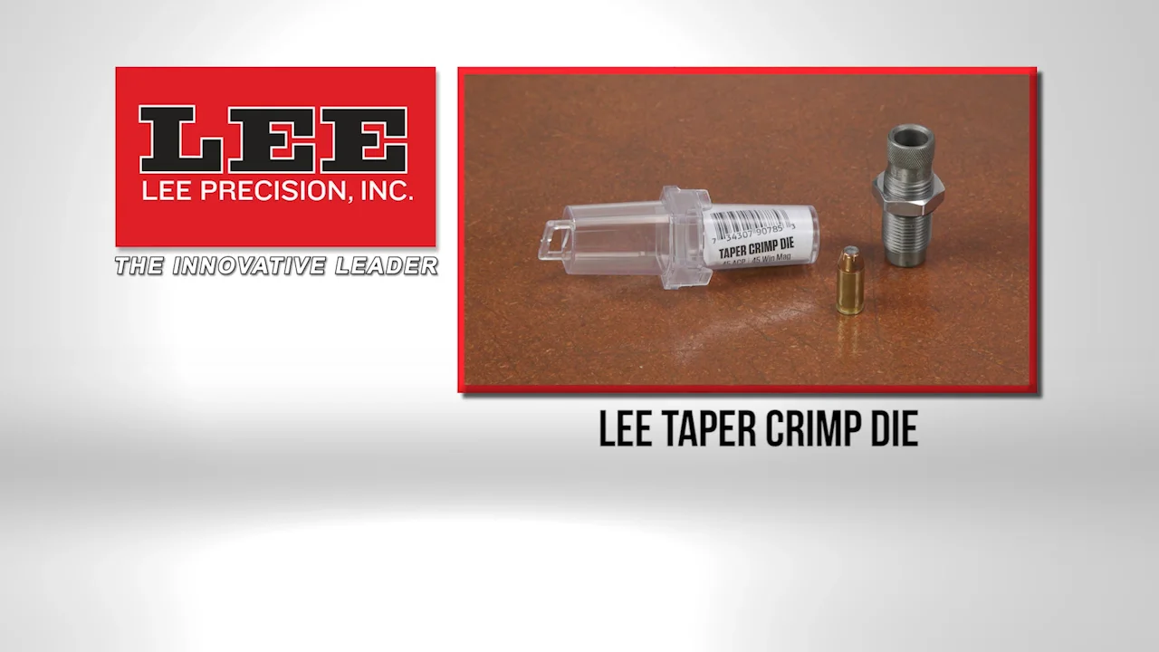 Lee Precision Reloading Lee Precision Taper Crimp Die - .45 ACP ...
