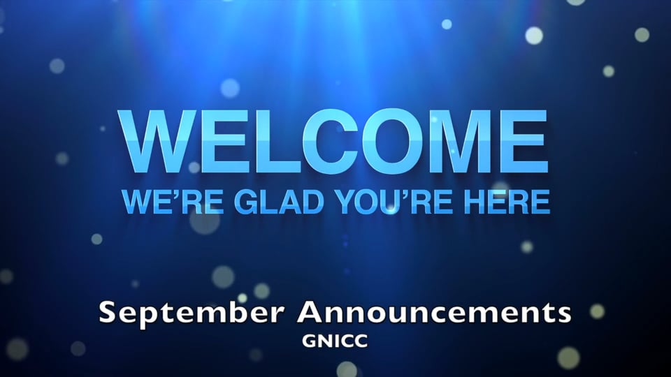 September Announcements on Vimeo