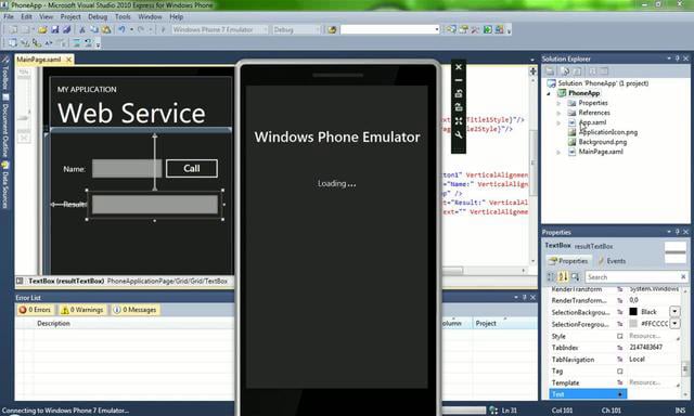 Windows Mobile 7 - Web Service on Vimeo