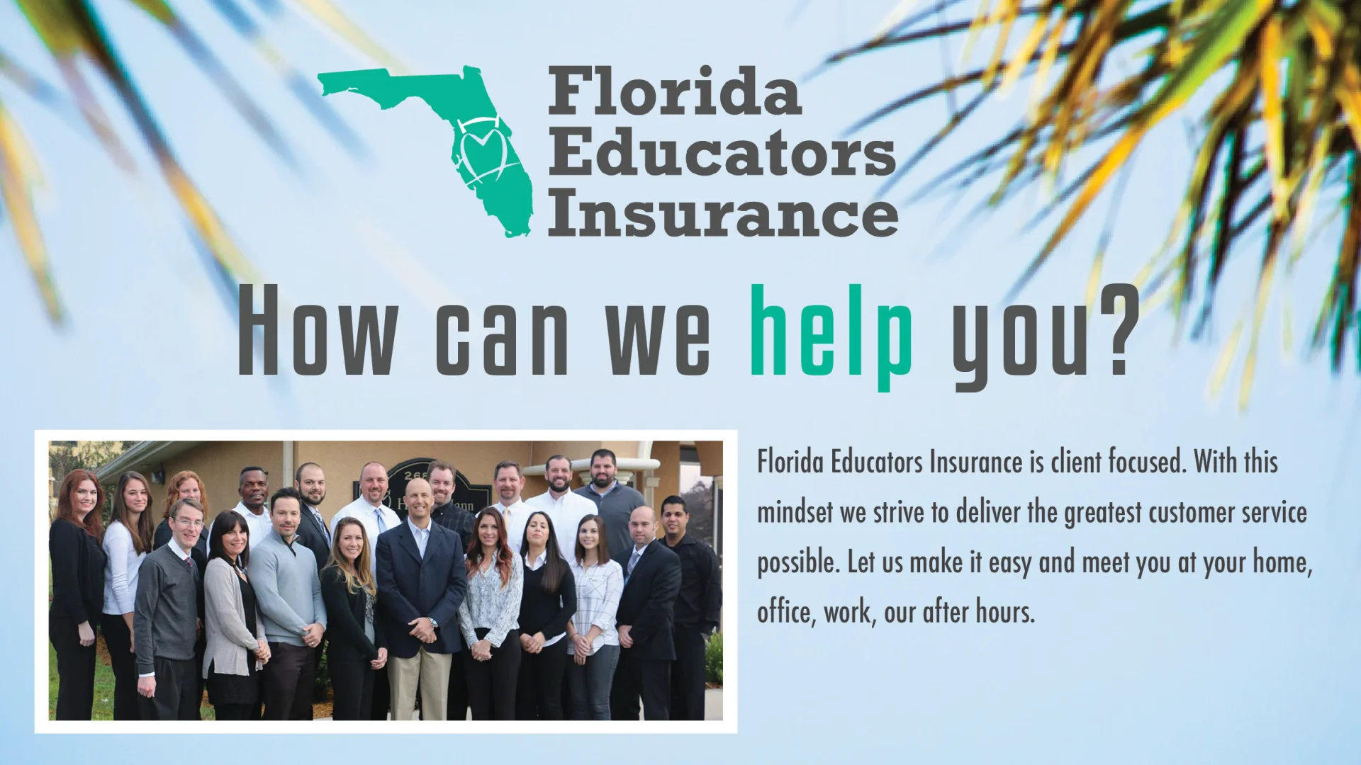 Florida Educators Insurance How Can We Help Quote Video on Vimeo