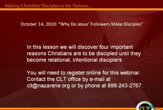 Becoming a Spiritual Advisor by Dr. Lyle Pointer on Vimeo
