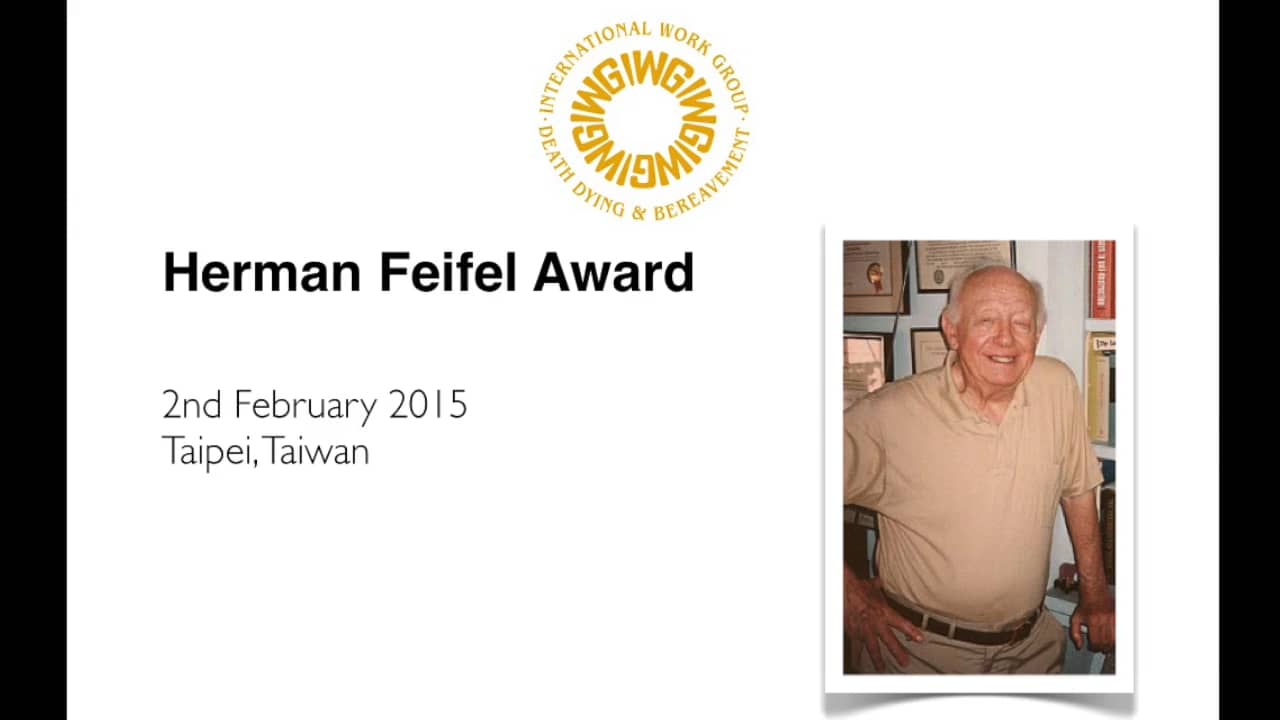 The Herman Feifel Award 2015 on Vimeo