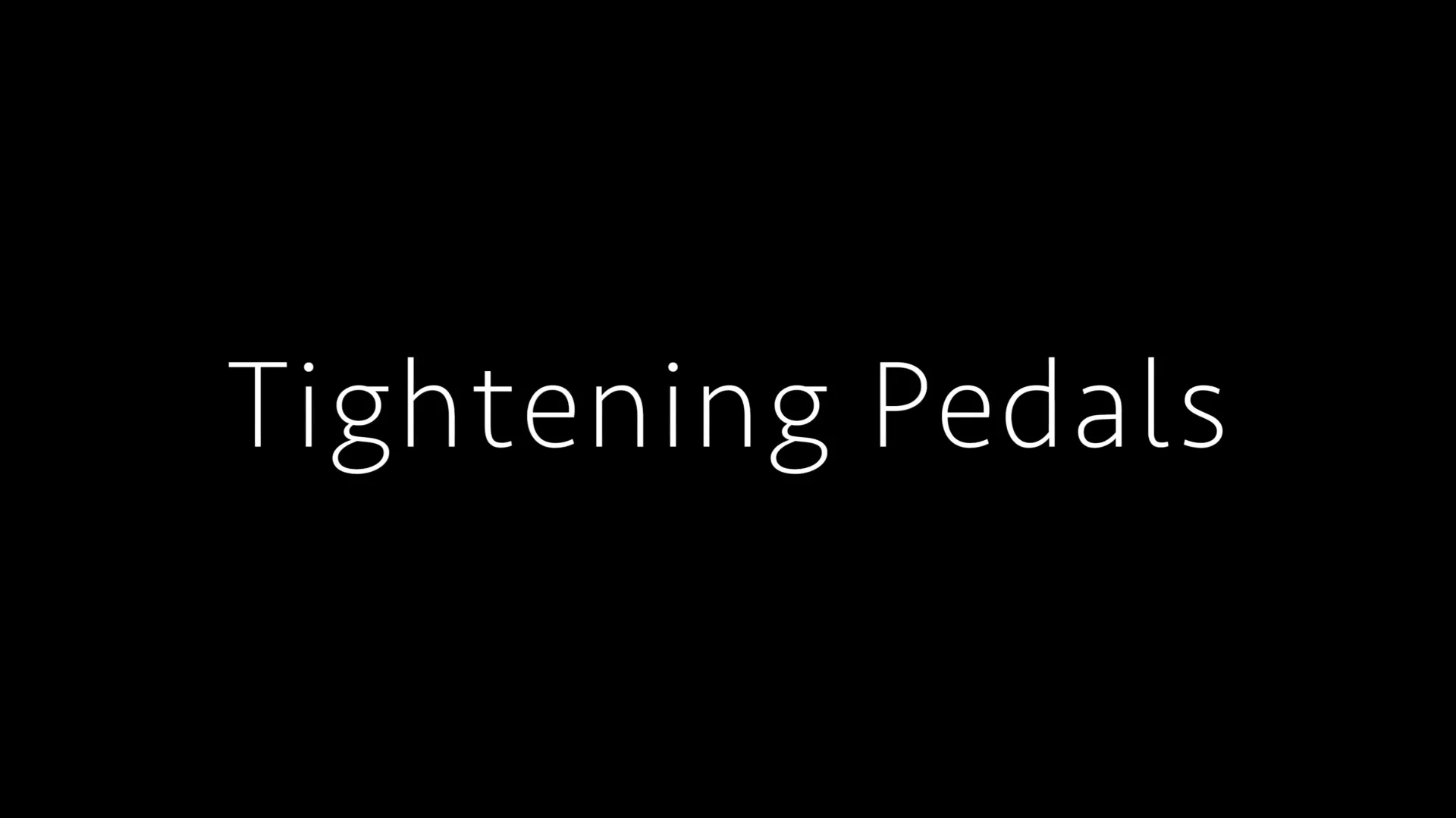 HOW TO: Pedals on Vimeo