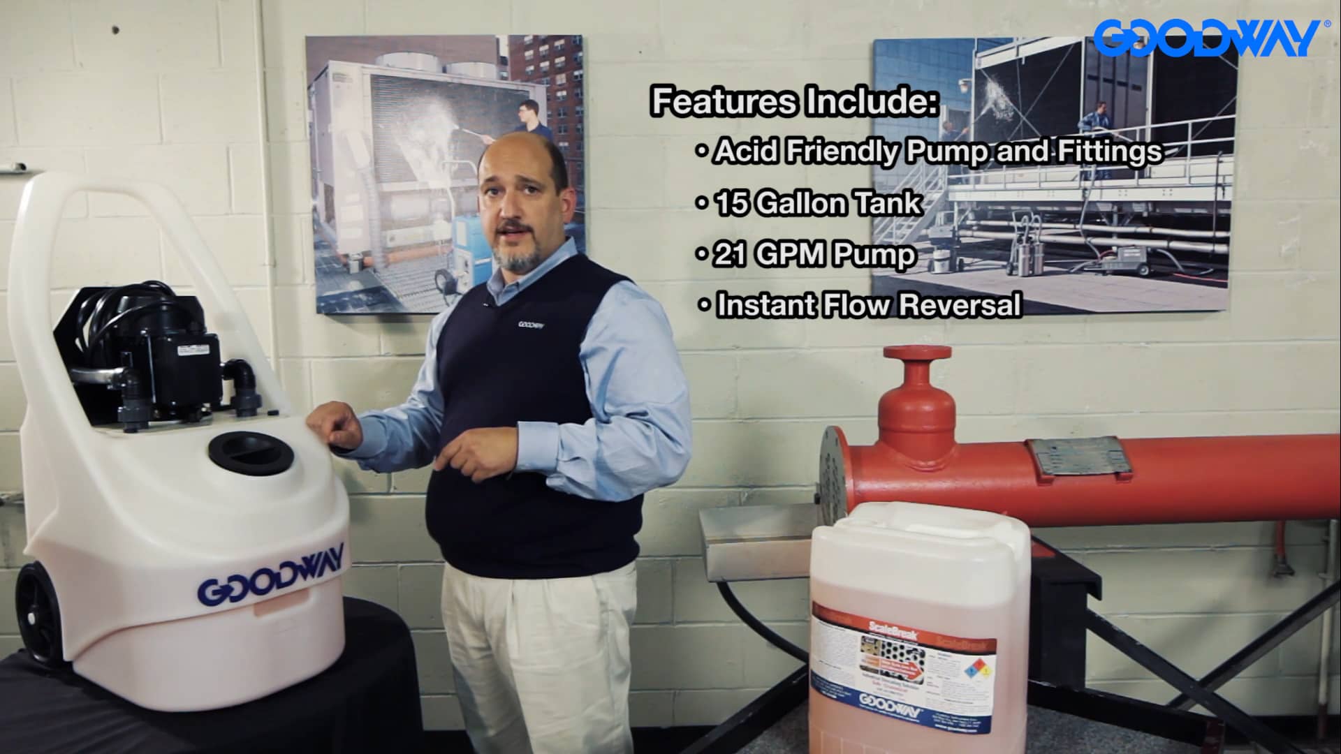 Goodway GDS-C92 Industrial Descaling System on Vimeo