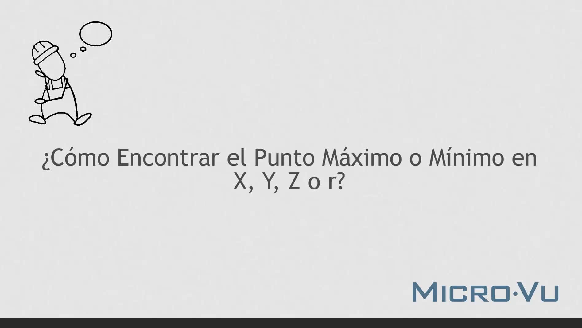 InSpec Classic - ¿Cómo Encontrar el Punto Máximo o Mínimo en X, Y, Z o ...