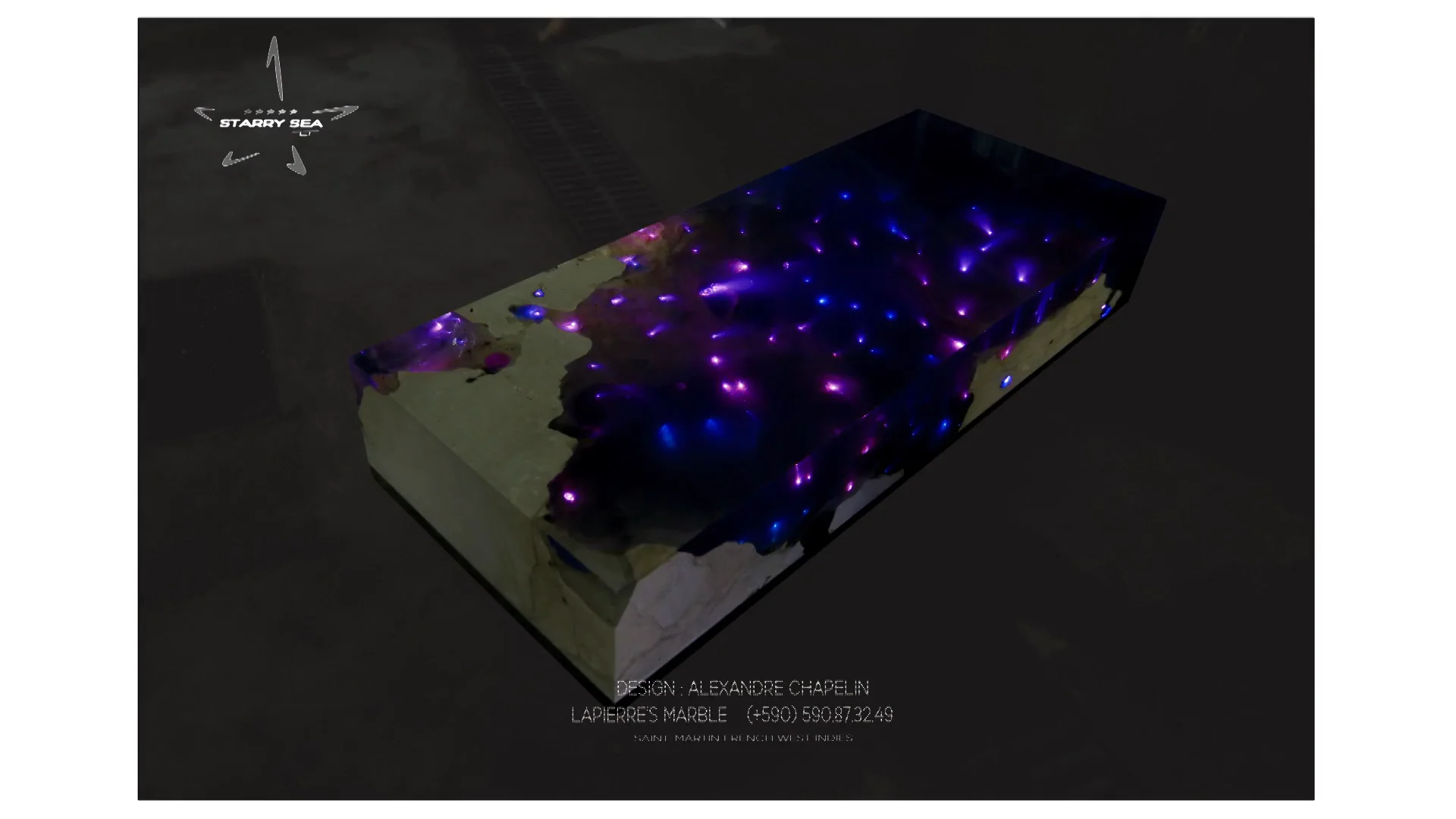 "STARRY SEA 5" by LA TABLE : Design - Alexandre Chapelin.