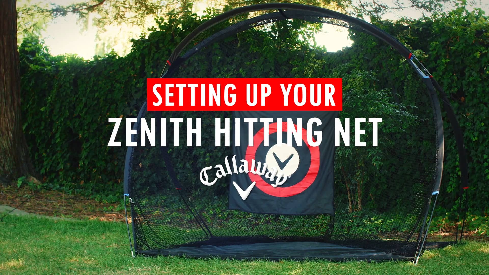 Izzo Golf Callaway Zenith Hitting Net Setup Instructional Video on Vimeo