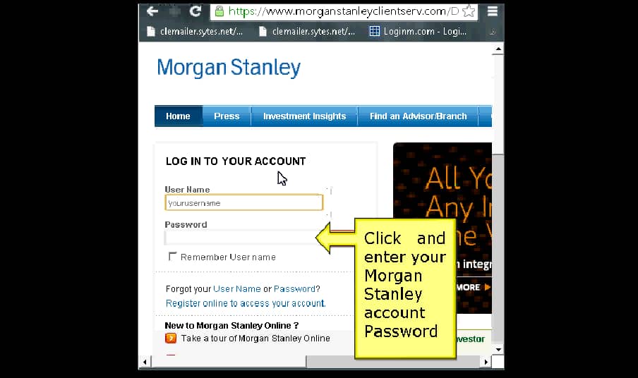 Morgan Stanley Login Instructions on Vimeo