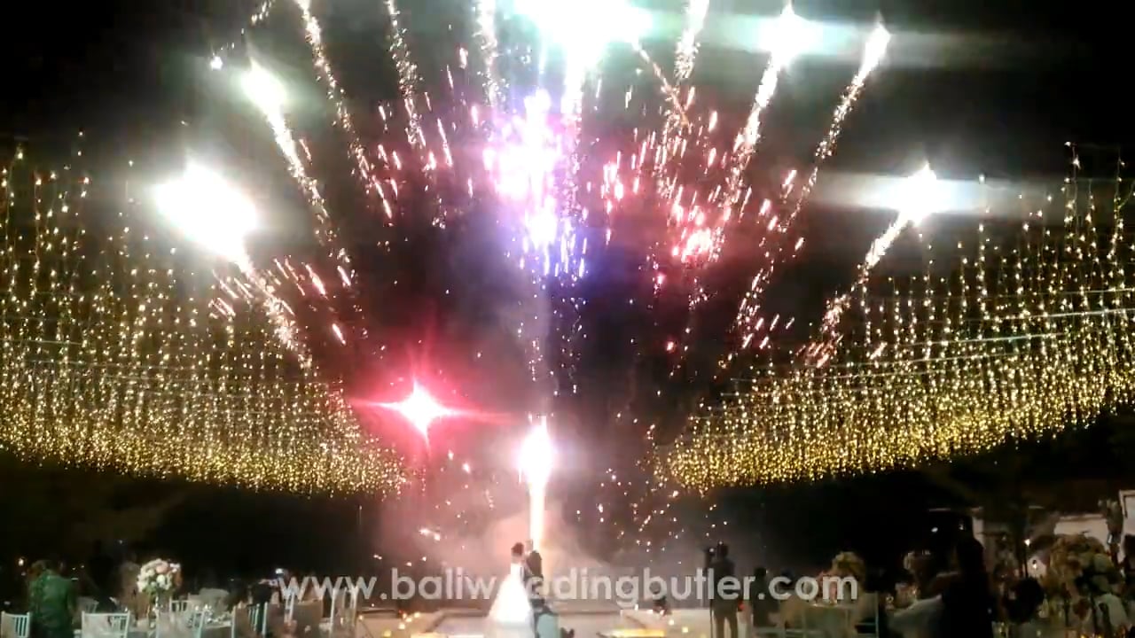 Spectacular Wedding Firework | Waterfall fireworks | Pyrotechnics ...