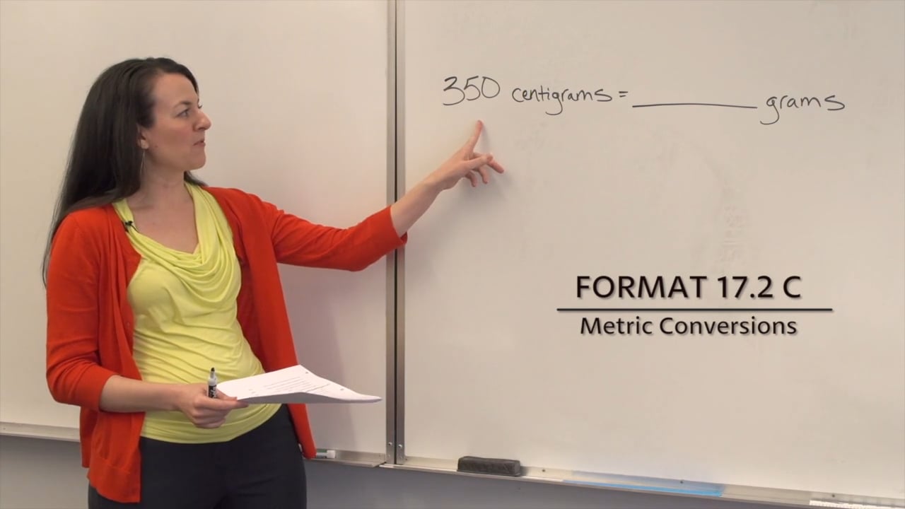 12.2C - Metric Conversions