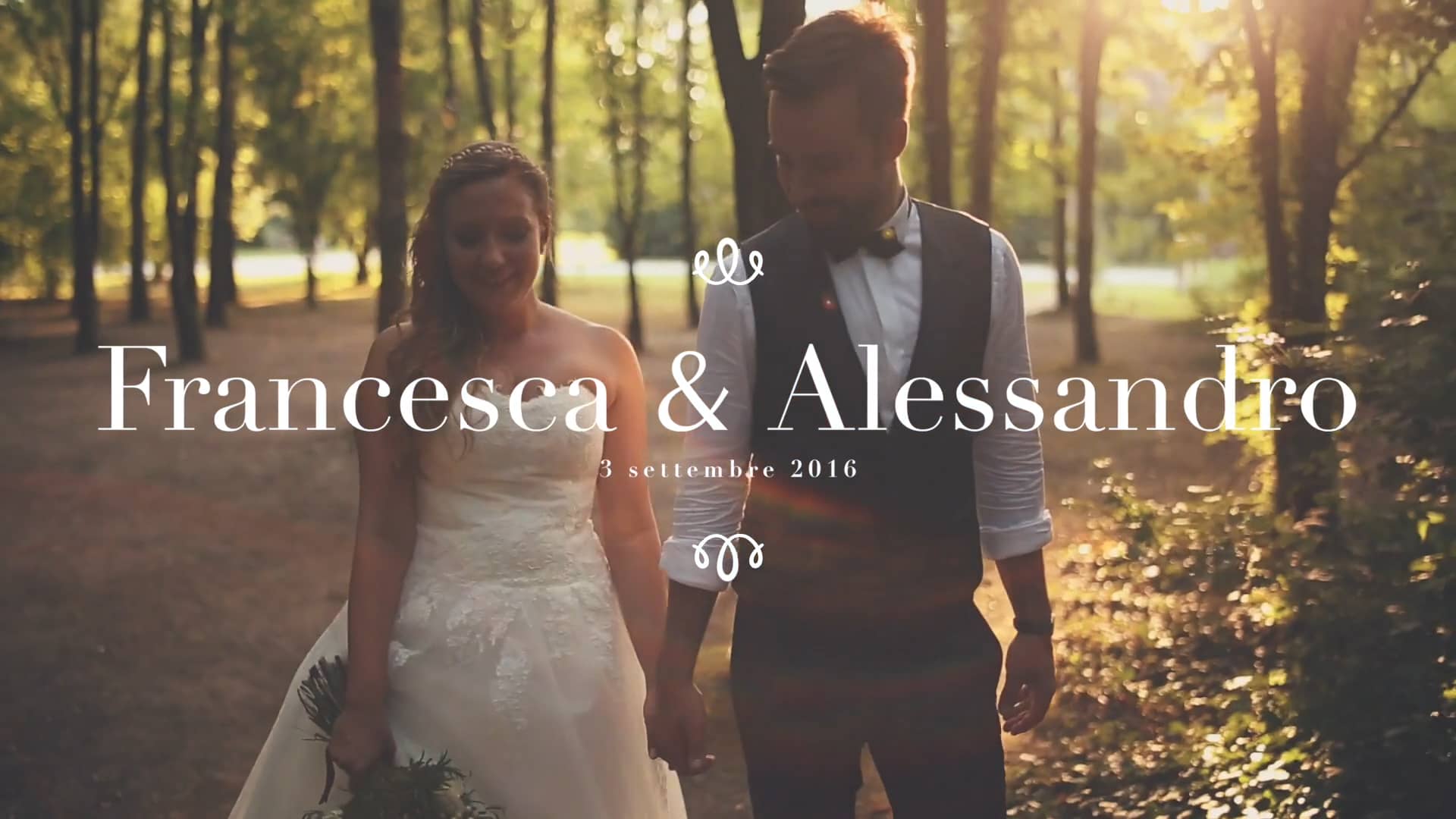Francesca & Alessandro :: wedding highlights on Vimeo