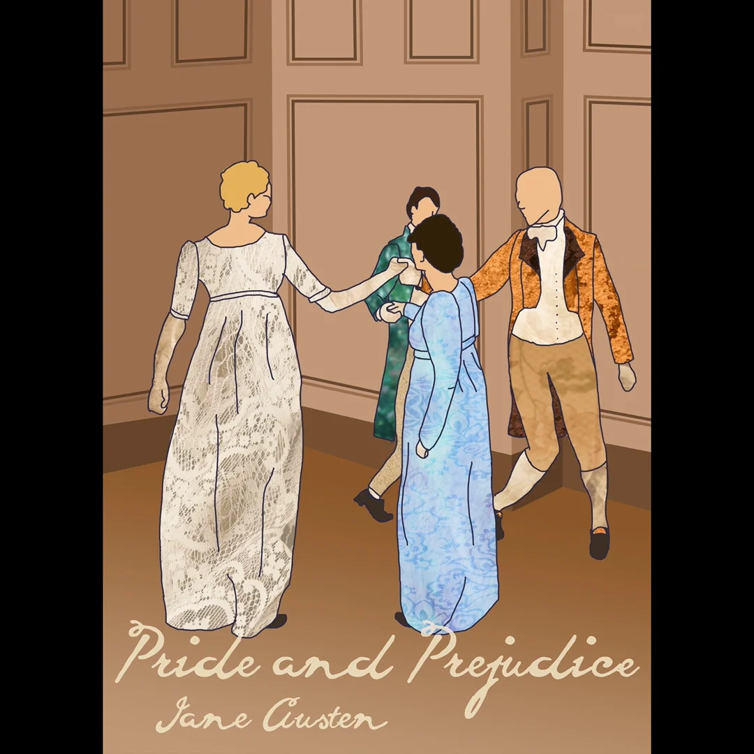 Pride and Prejudice animated book cover