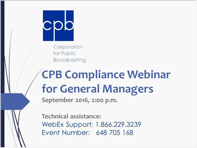 Cpb Corporation For Public Broadcasting Pbs