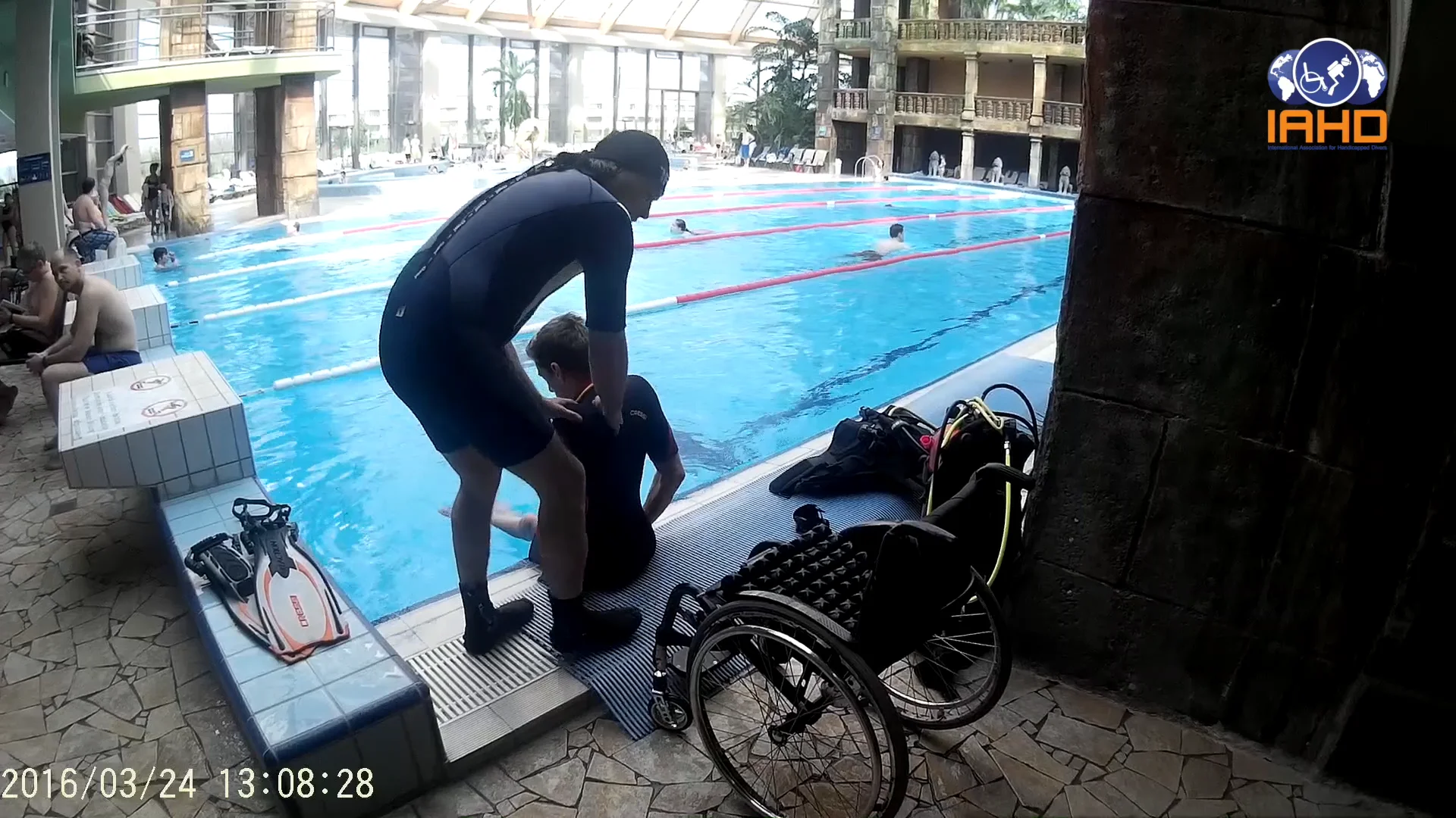 Handicapped Diving - Viking Diving Center Hvar - Pool Session on Vimeo