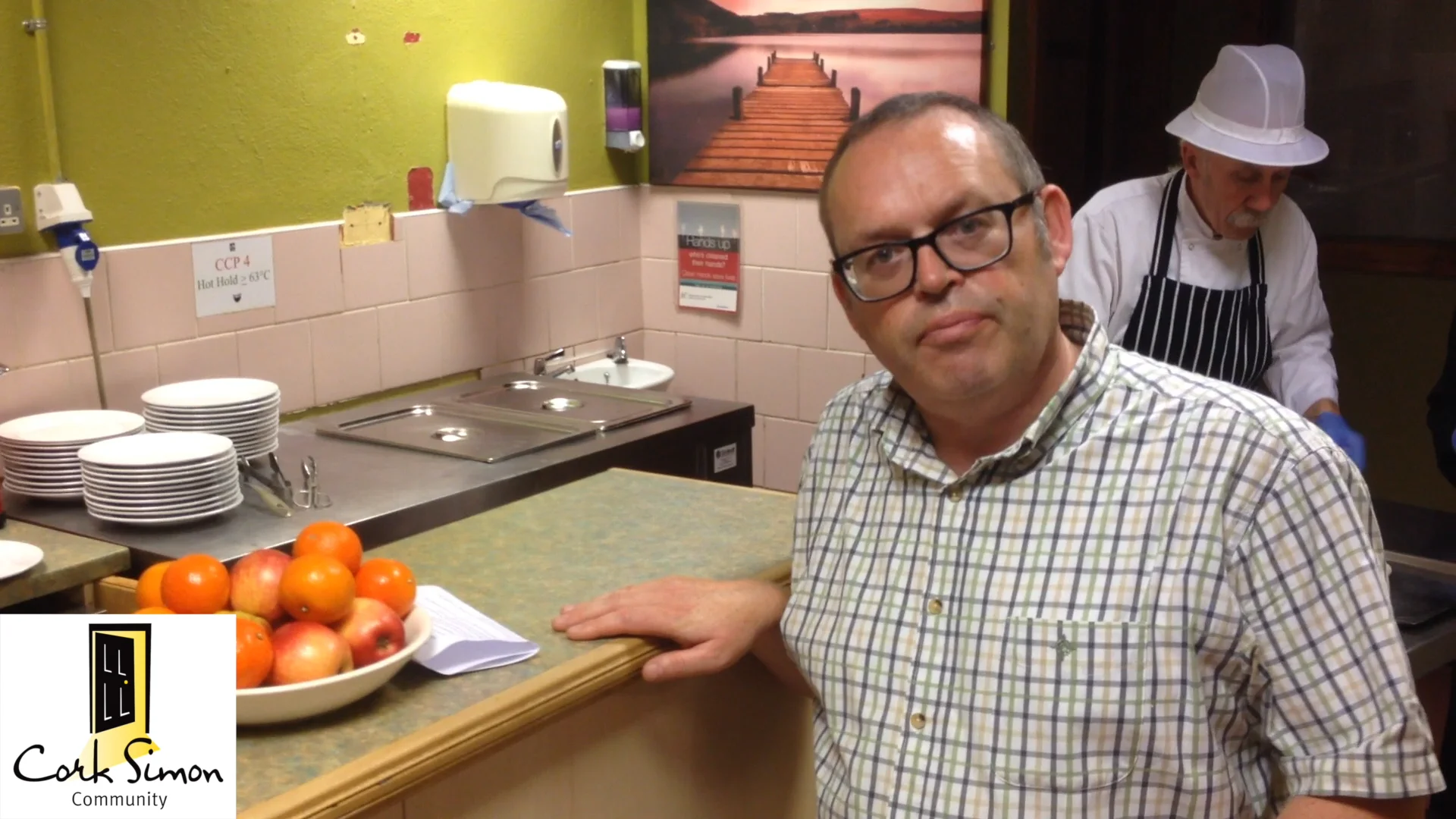 Dermot Kavanagh at the Soup Run.