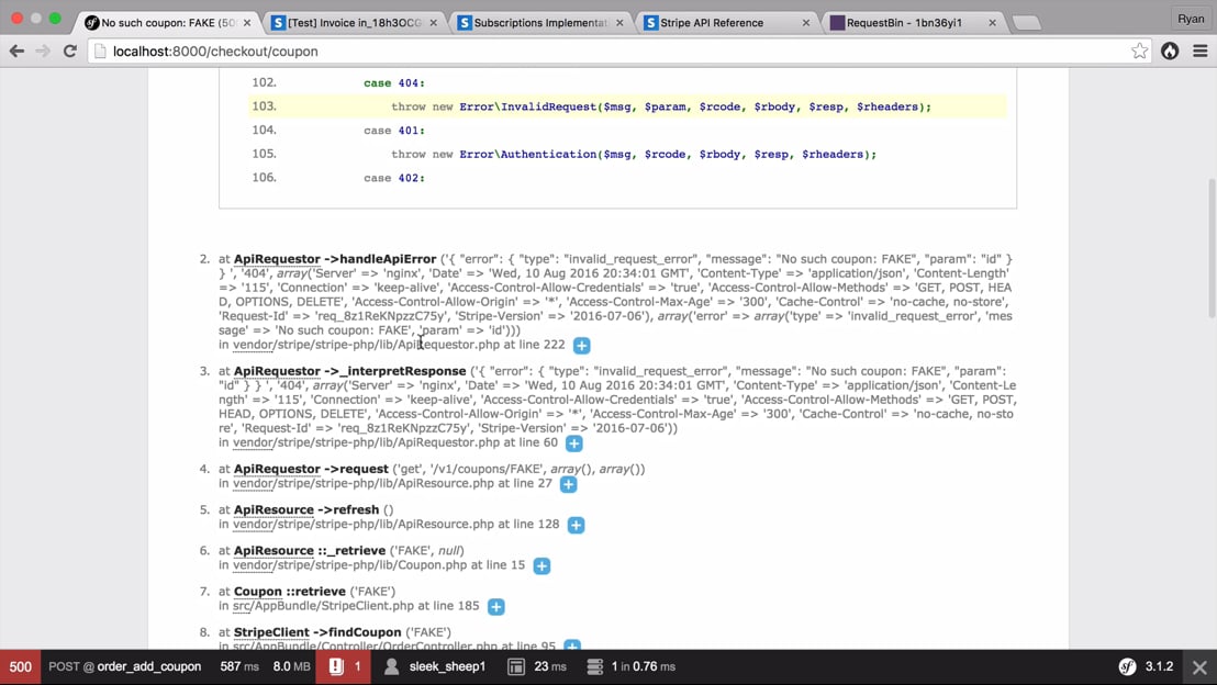 Applying a Coupon at Checkout > Stripe Level 2: Subscriptions, Discounts, Webhooks, oh my ...