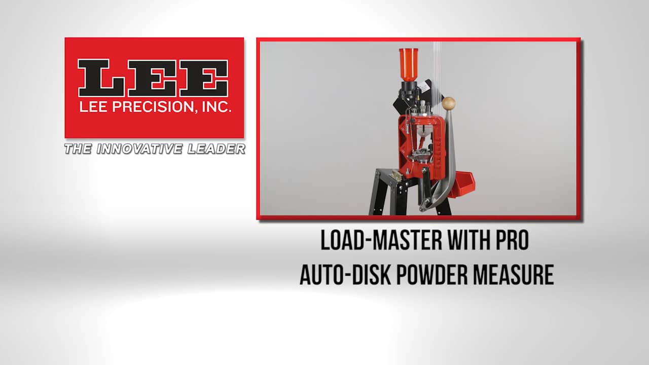 Lee Load-Master with Pro Auto-Disk Powder Measure on Vimeo