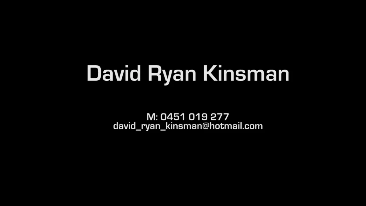 David Ryan Kinsman Showreel [2016] on Vimeo