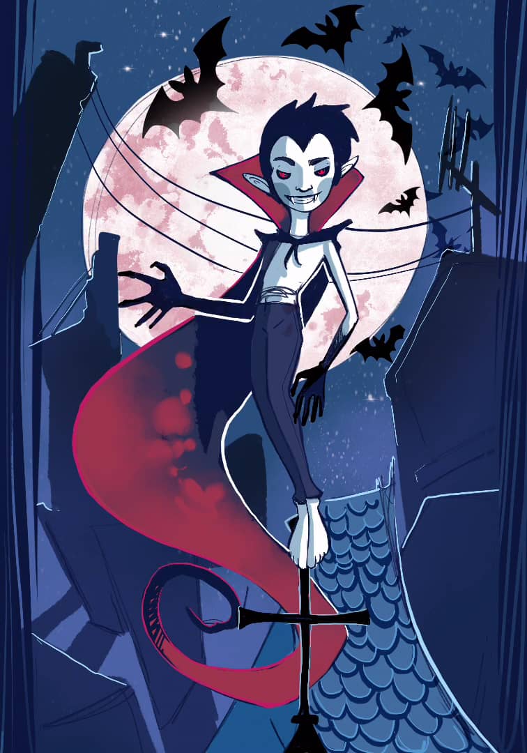 Vampire Blues Illustration Process on Vimeo