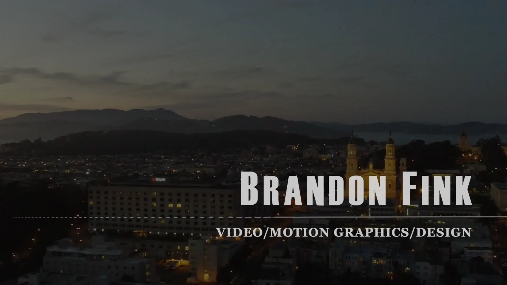 Brandon Fink - Show Reel 2024