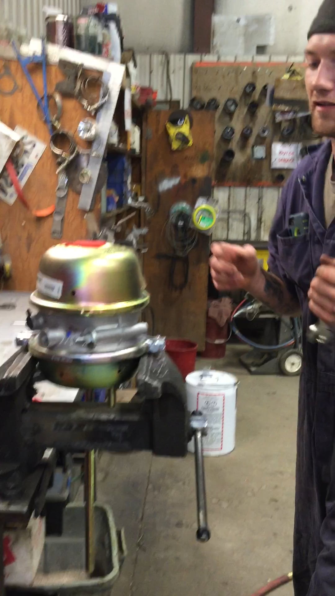 Brake Pot Caging Demo on Vimeo