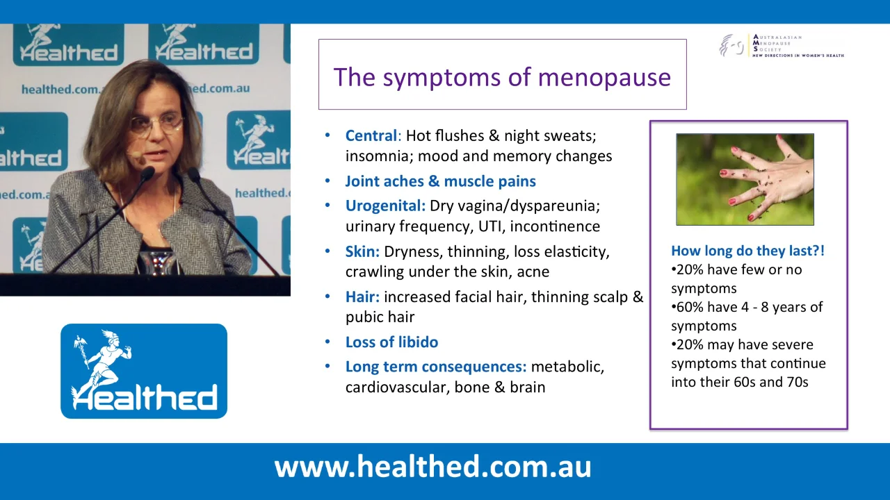 Prof Bronwyn Stuckey - Menopause Management Update awch16 on Vimeo