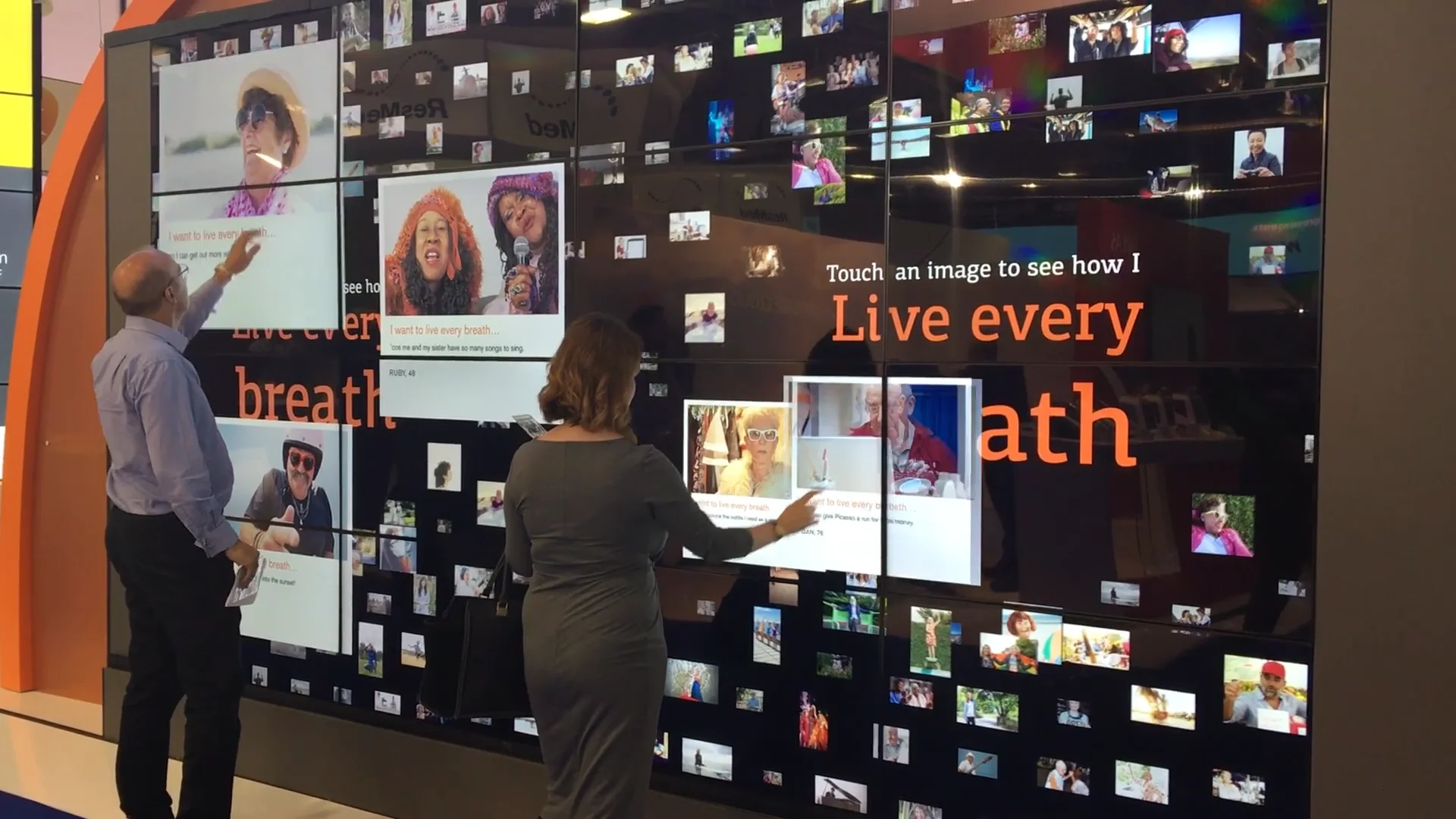 Multi-user Patient touch wall on Vimeo