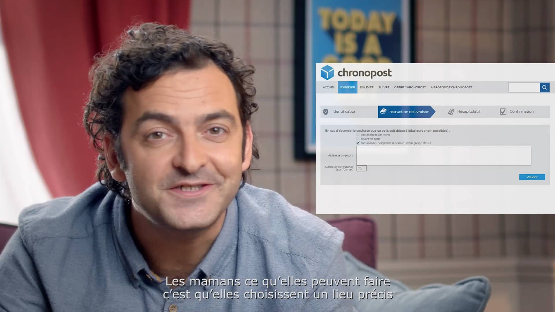 CHRONOPOST PUB PREDICT tutorial on Vimeo