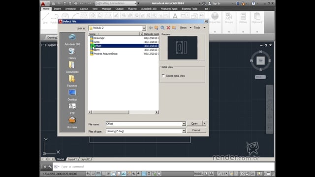 Curso AutoCAD 2014 Básico | Render Cursos Online