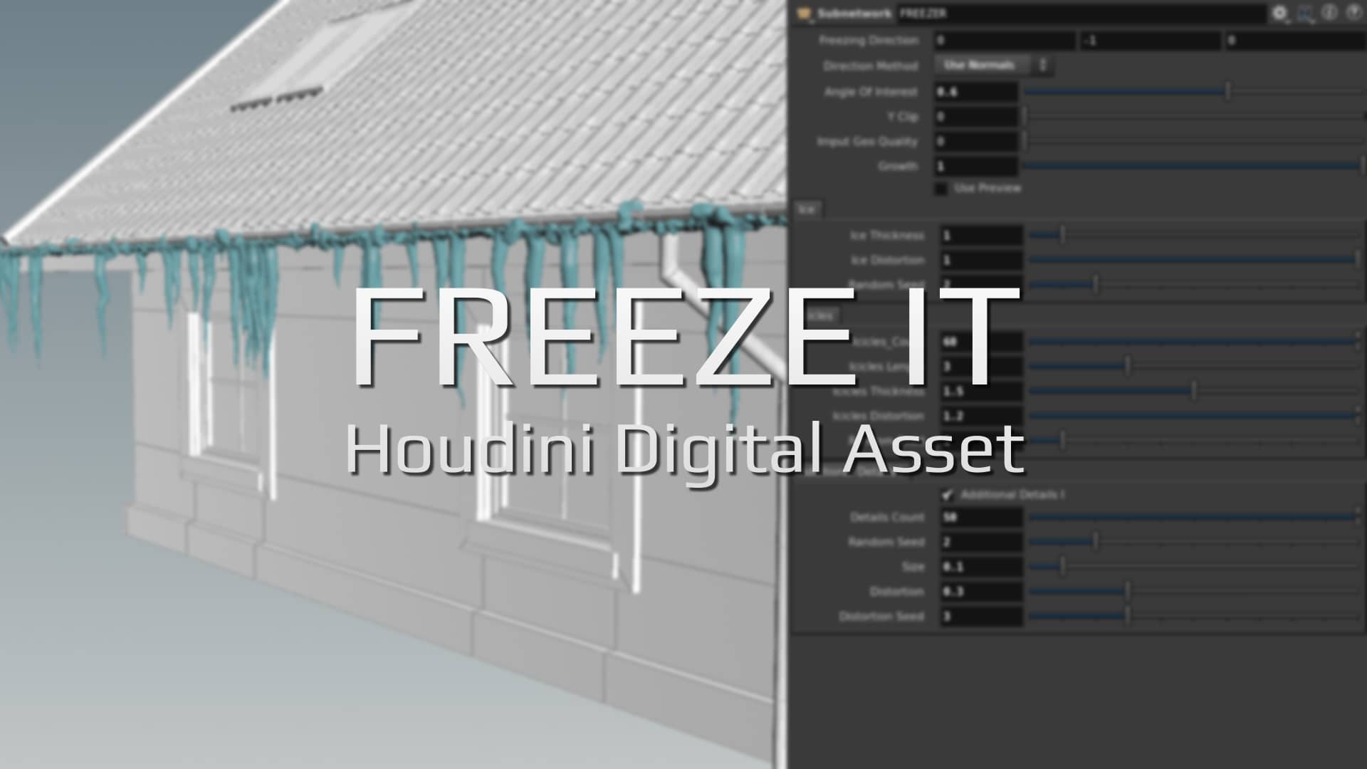 Freeze It | Houdini Digital Asset (.otl file) on Vimeo