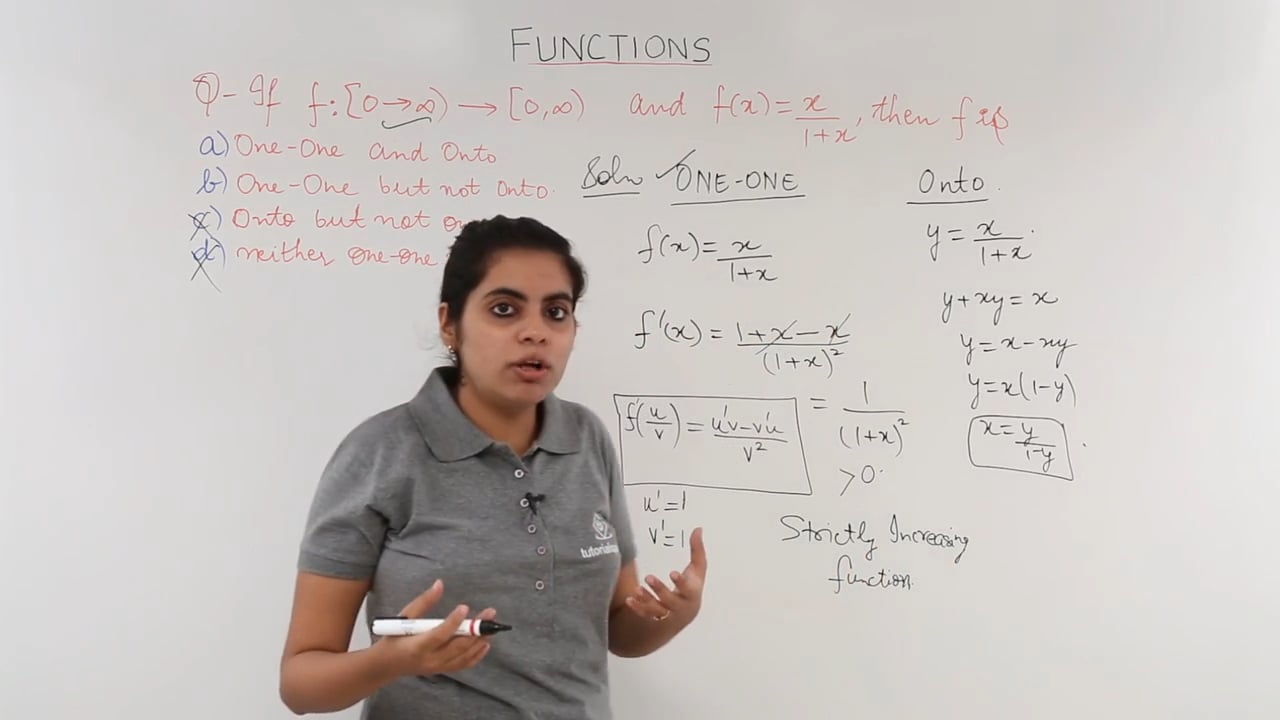 Bijective Function Numerical Example 1 on Vimeo