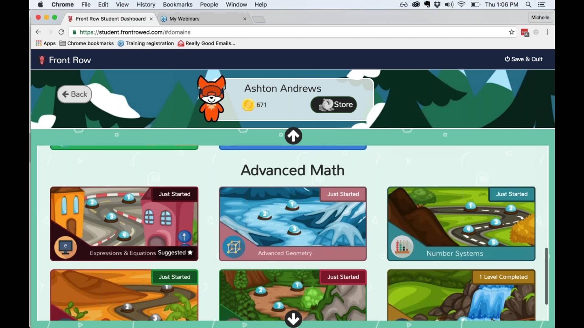 Front Row Math virtual training on Vimeo