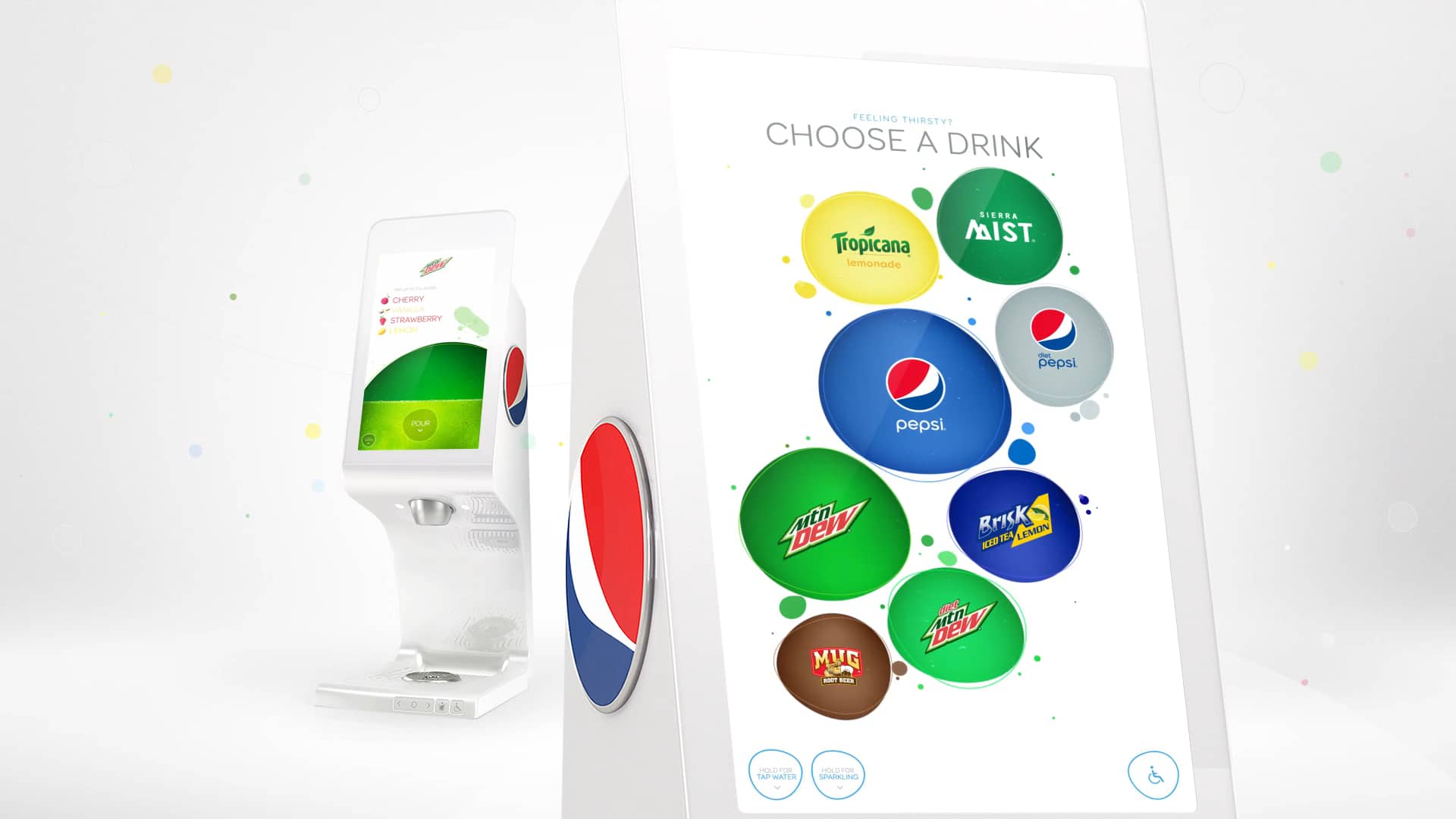 Pepsi Spire UI Flow Animation on Vimeo