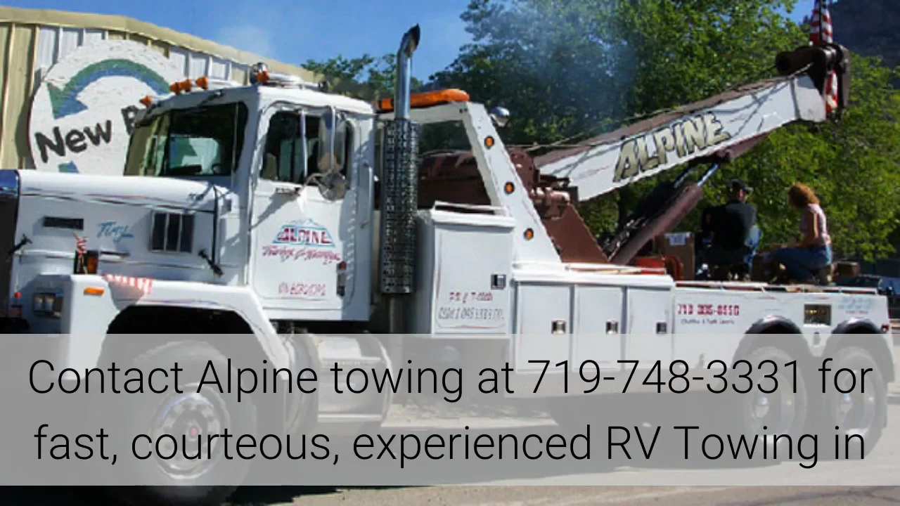 Local Towing Company | RV Roadside Assistance | Alpine Towing and ...