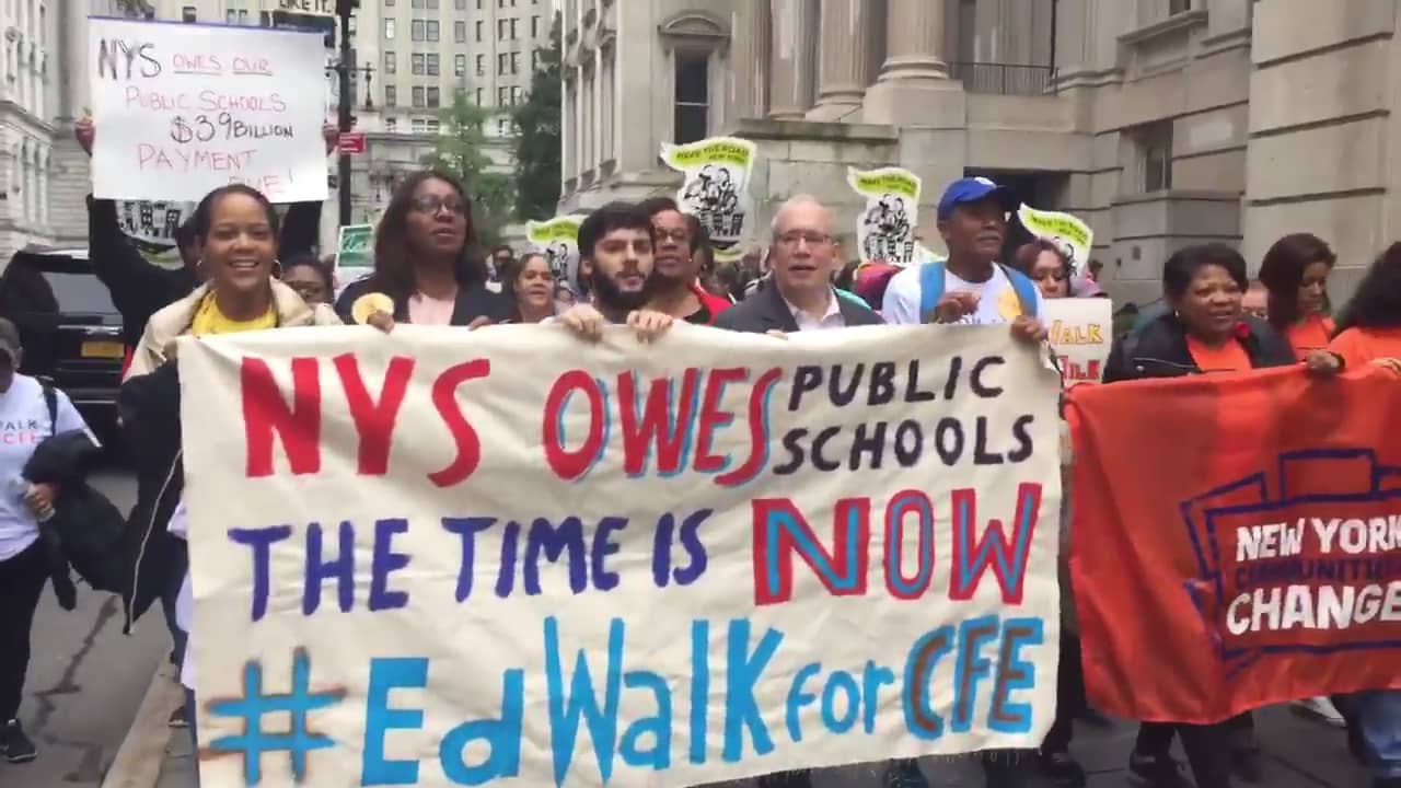 The march for CFE funds begins on Vimeo